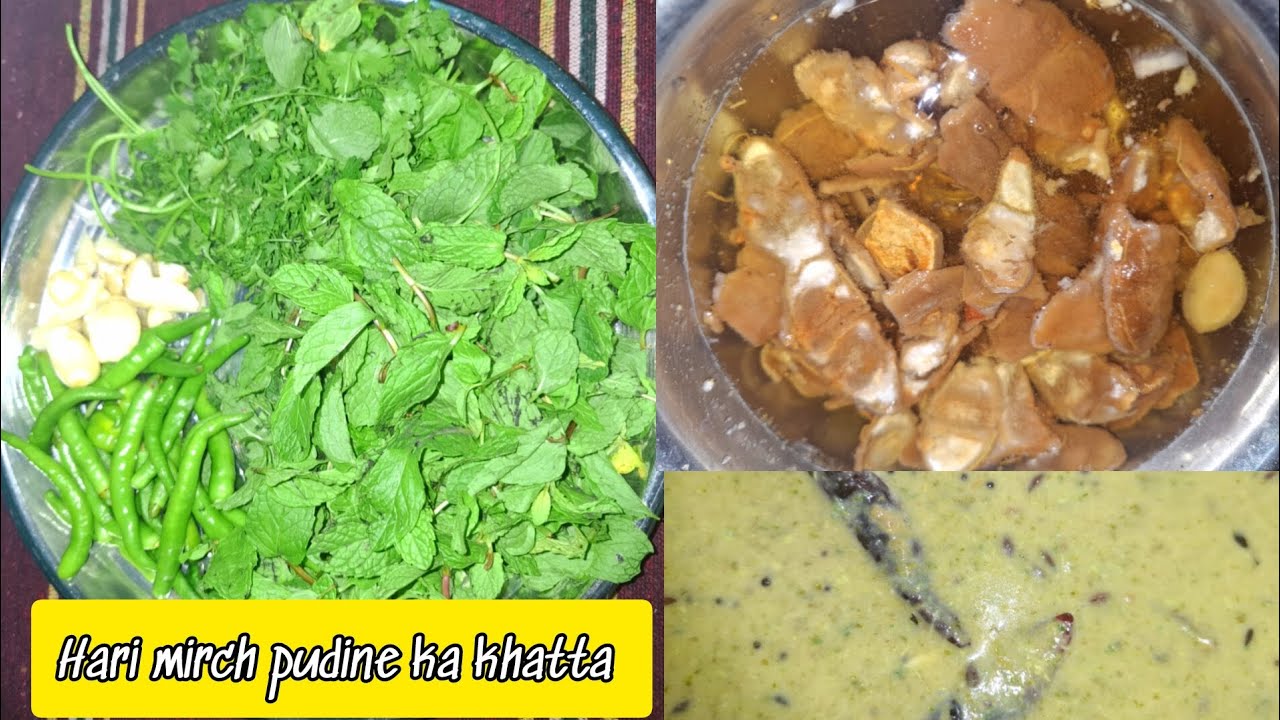 hyderabadi khatta recipe | pudine ka Khatta || till ka Khatta recipe # ...