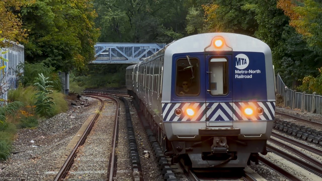 M3A, M7A, M8, & P32AC-DM Metro-North Action at Botanical Garden - YouTube