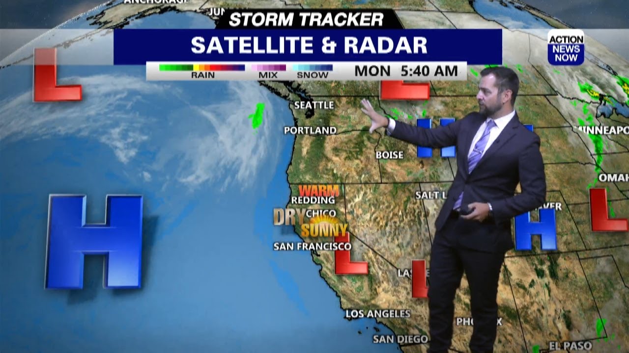 Storm Tracker Forecast: Warming up with diminishing winds Monday - YouTube