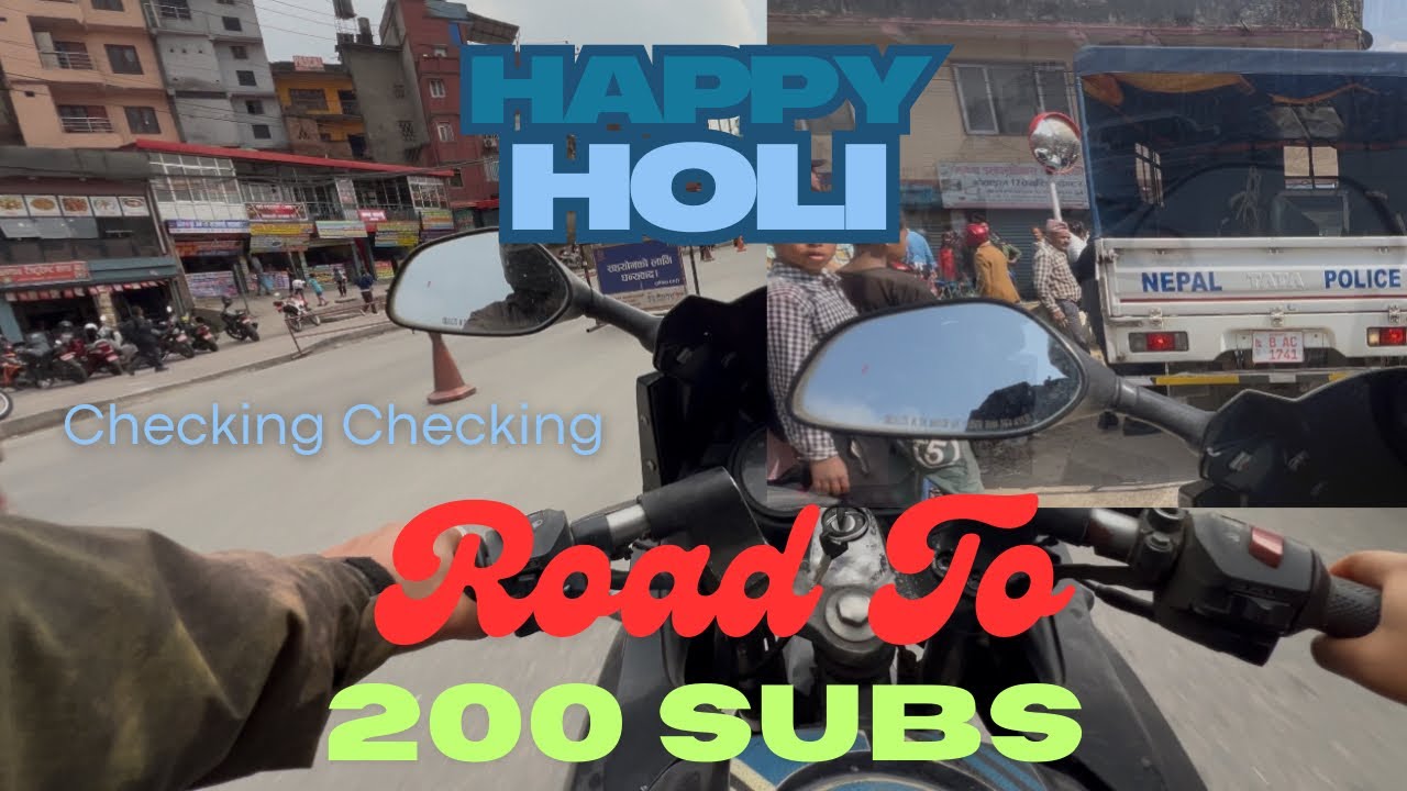 Happy Holi 2081 | Holi Vlog | Road To 200 Subs | Subscribe Please ️ ...