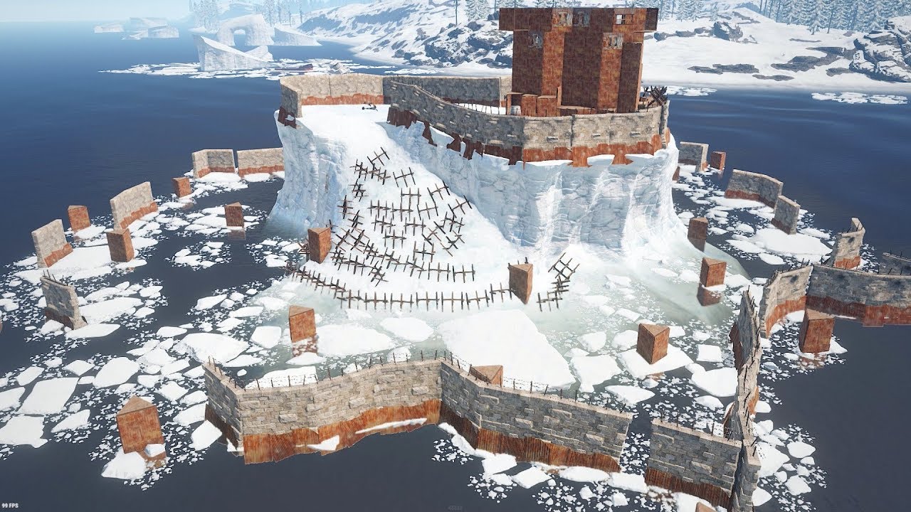 they tried WALLING OFF THE ENTIRE ICEBERG! | SOLO RAIDING - YouTube