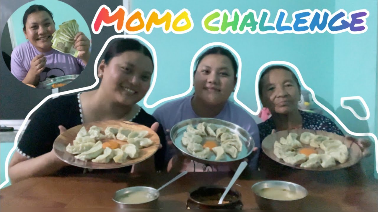 #vlog56 || 2 minute momo eating Challenge😋 || Sisterly Moments - YouTube