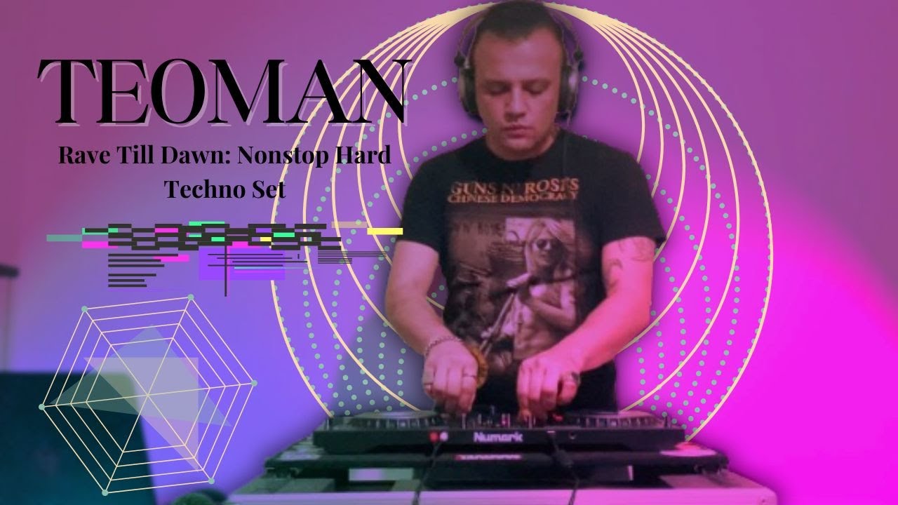 TEOMAN | Rave Till Dawn: Nonstop Hard Techno Set - YouTube