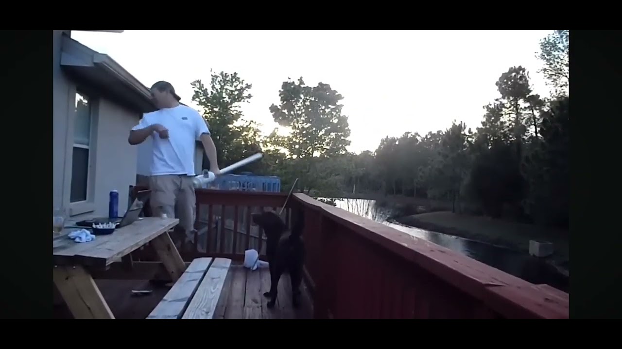 Potato gun fail!! wait for it!! - YouTube