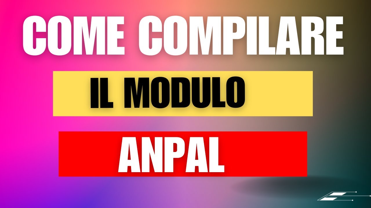 COME COMPILARE IL MODULLO ANPAL! #decretoflussi - YouTube
