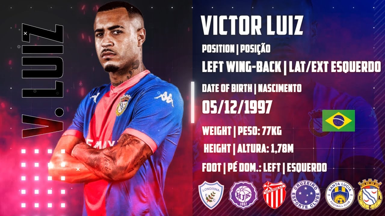 Victor Luiz ⚽ Left Wing-Back | Lateral/Extremo Esquerdo ⚽ Highlights ...