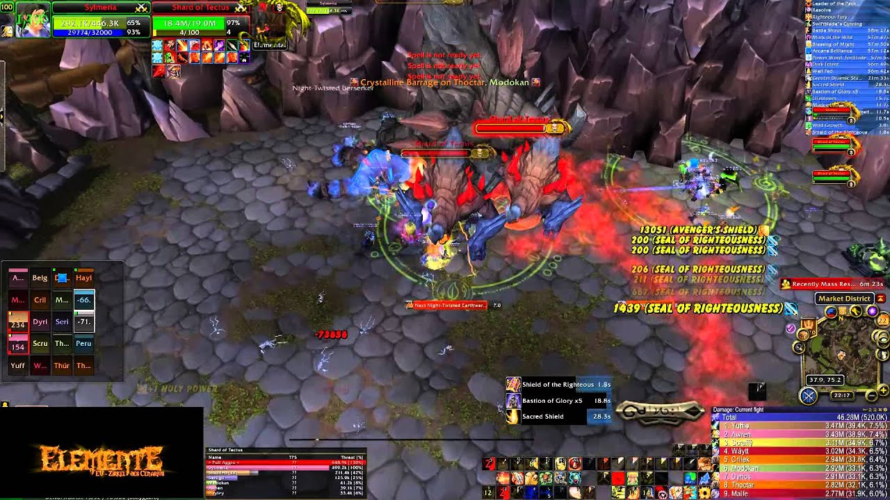 Elemente vs Tectus Mythic - YouTube