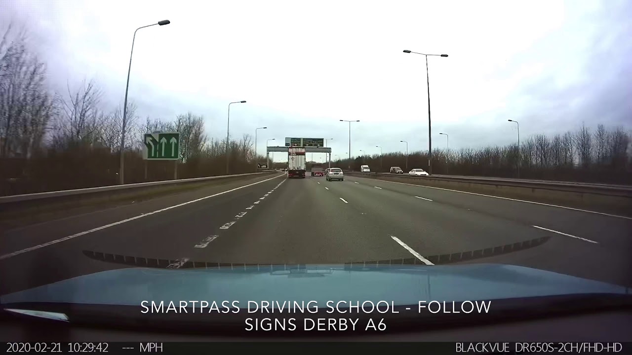 SMARTPASS DRIVING SCHOOL - FOLLOW SIGNS DERBY A6 - YouTube