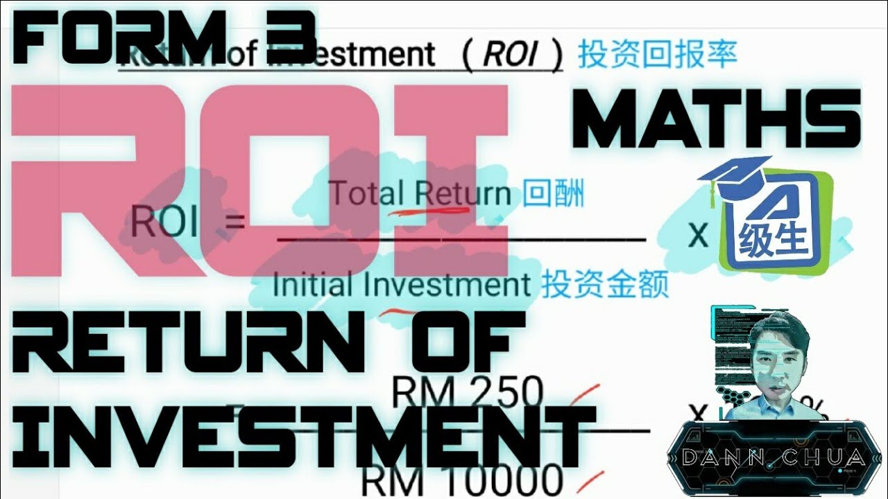 PT3 KSSM Form 3 [ Return of Investment ] Maths 华语讲解 - YouTube