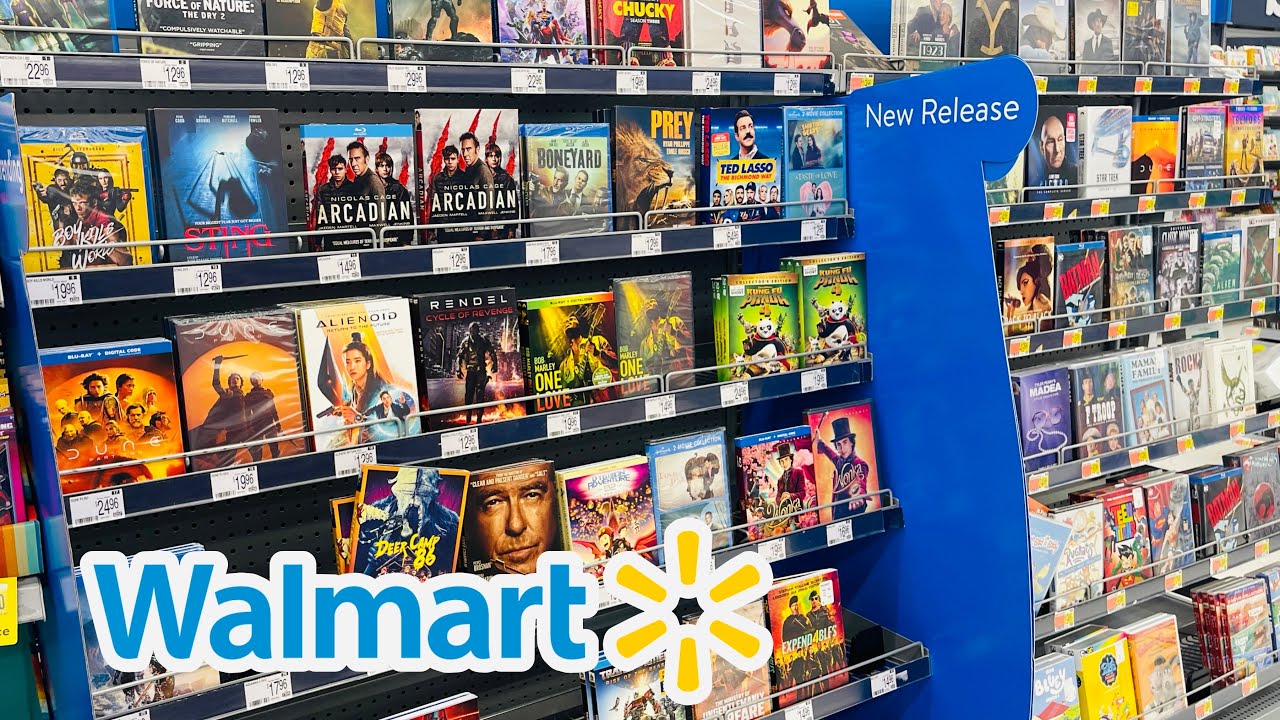 Walmart DVD hunt Bluray 4K high definition movies - YouTube