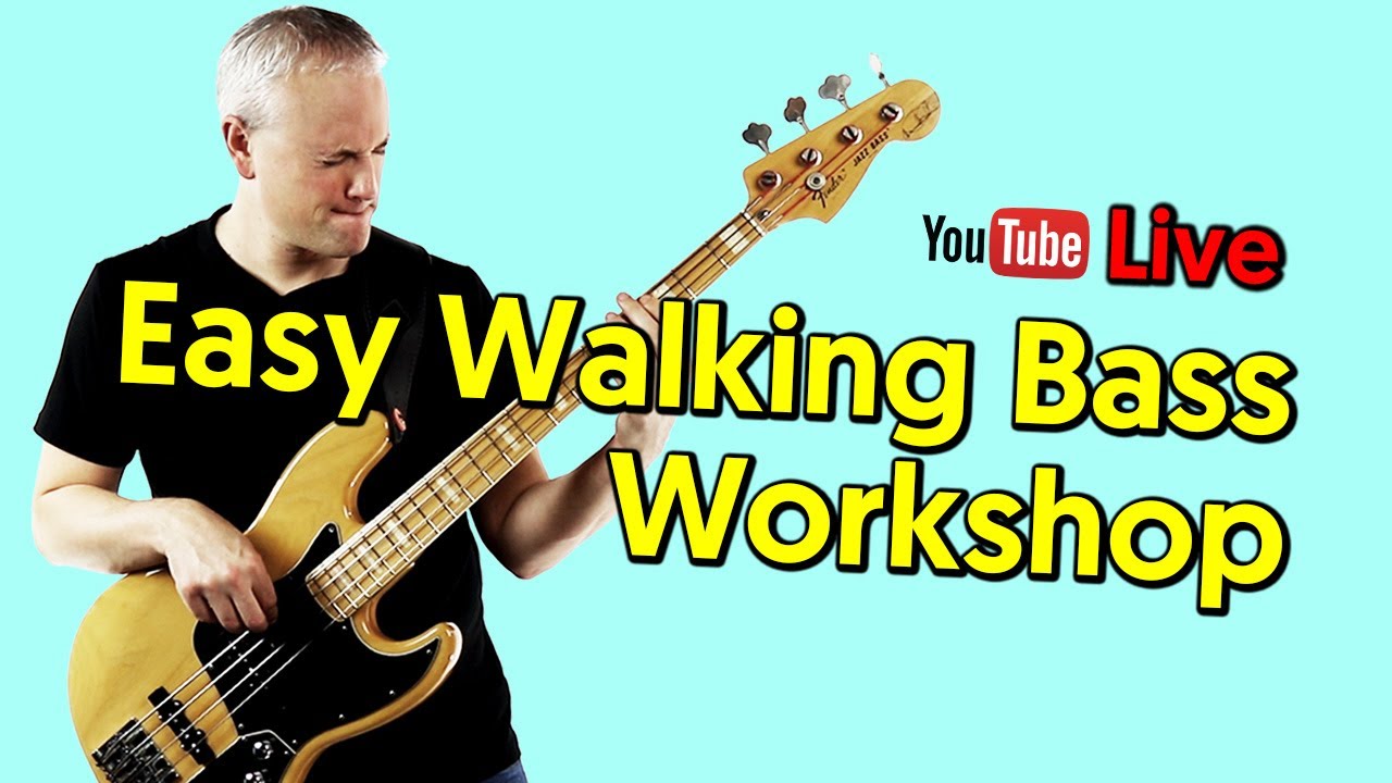 Simple Approach To Walking Bass Lines Live Workshop [TalkingBass Live ...