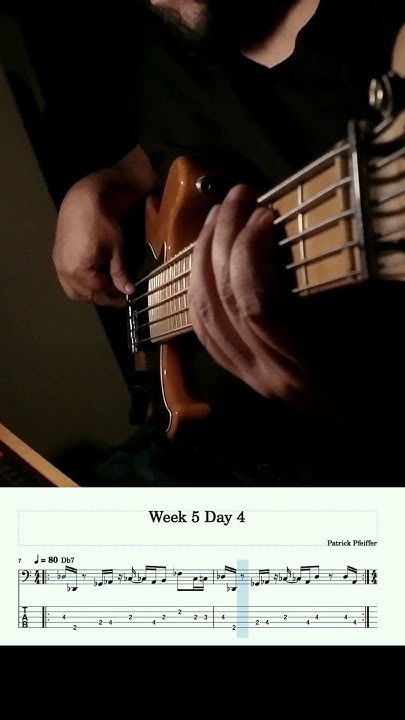 Daily Grooves - Patrick Pfeiffer - Week 5 - Day 4 - YouTube