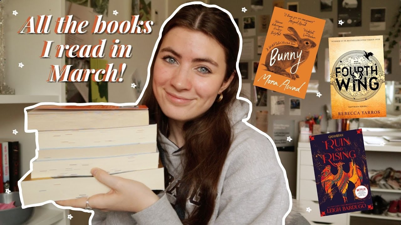 all the books I read in March🌼 | March reading wrap up! - YouTube