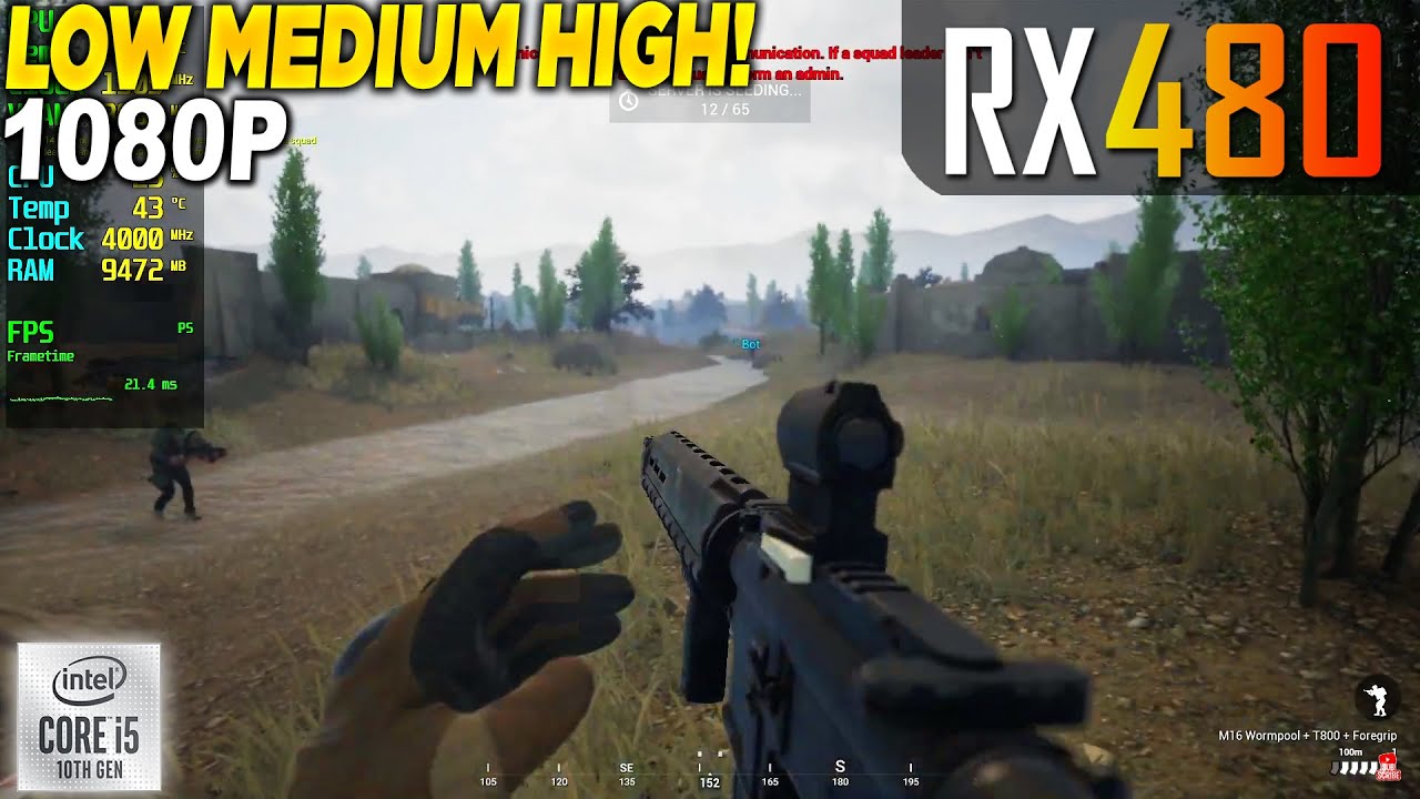 Squad RX 480 - 1080p Low, Medium, High, - YouTube