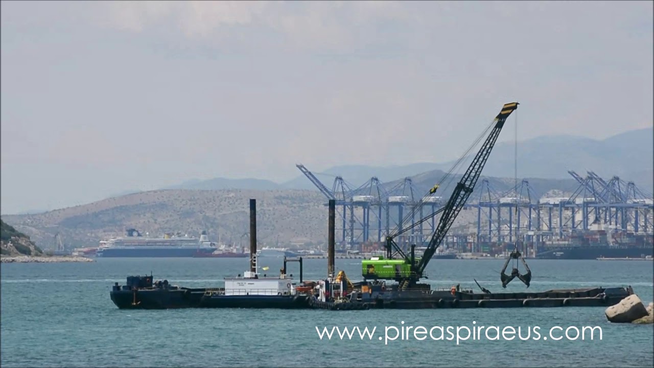 ΛΙΜΑΝΙ ΠΕΙΡΑΙΑ Πειραϊκή 30.5.2020 Έργα επέκτασης προβλήτας κρουαζιέρας ...