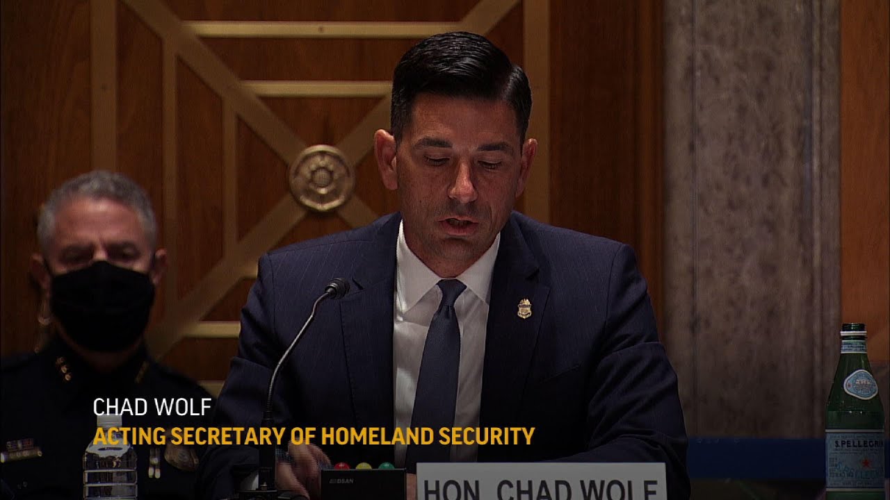 DHS Wolf defends the federal agents in Portland - YouTube