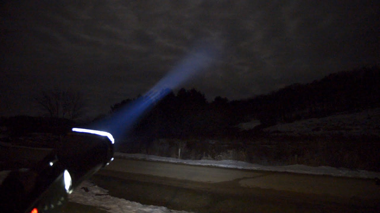 How To turn a 100 watt LED Light into a Search Light - YouTube