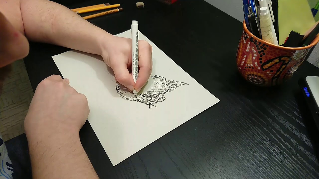 / Drawing Caiman / Cartoon/ Left handed Art / - YouTube