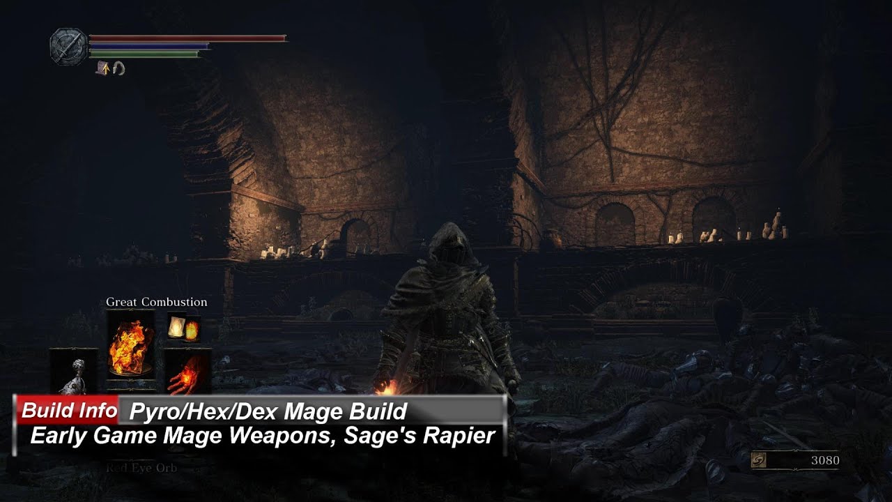 Dark Souls 3: Early Game Mage Weapons, Sage's Rapier First Look - YouTube