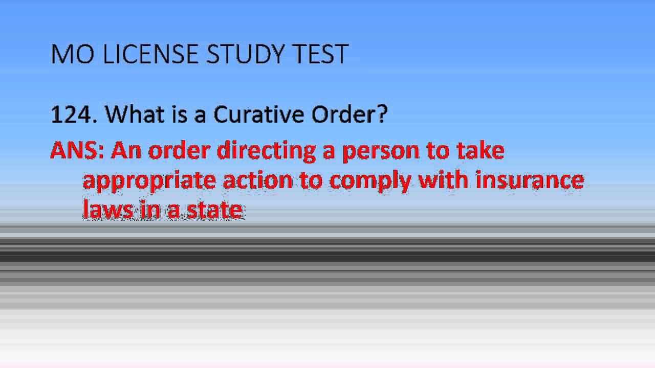 Missouri Practice Test Video 6 - passMOtest - passMOtest.com - Jim ...