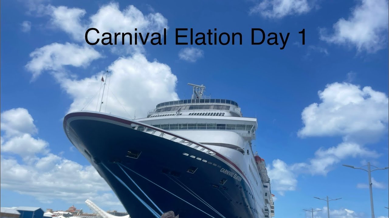My First Day on Carnival Elation : The Big day Ft Jason aka mason - YouTube