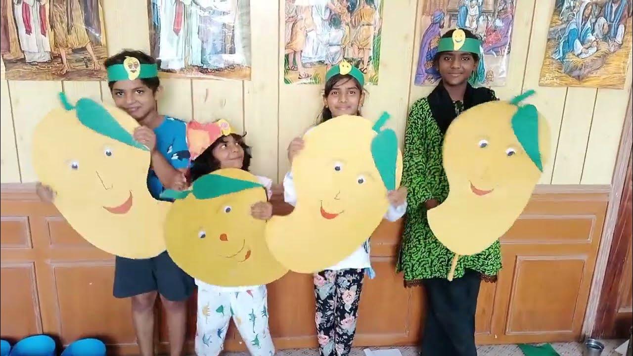 Mango Day Craft | How To Make Paper Mango | DIY Paper Craft | How to ...