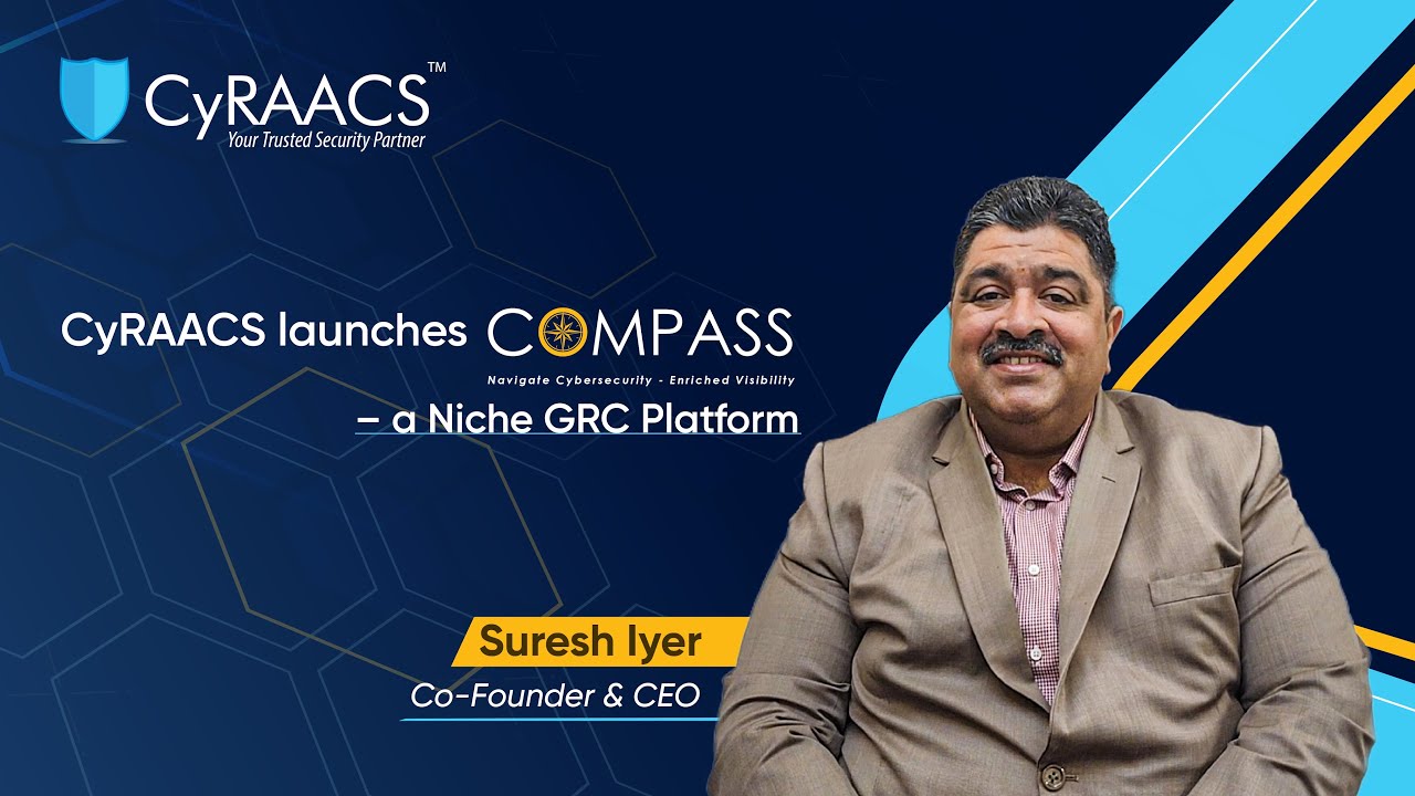 CyRAACS launches Compass, a niche GRC Platform - YouTube