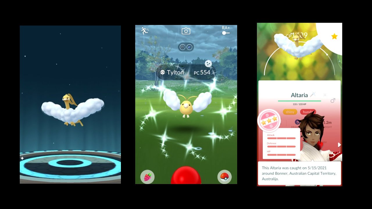 Golden Swablu In The Sky! - Pokemon GO Shiny Compilation #263 - YouTube