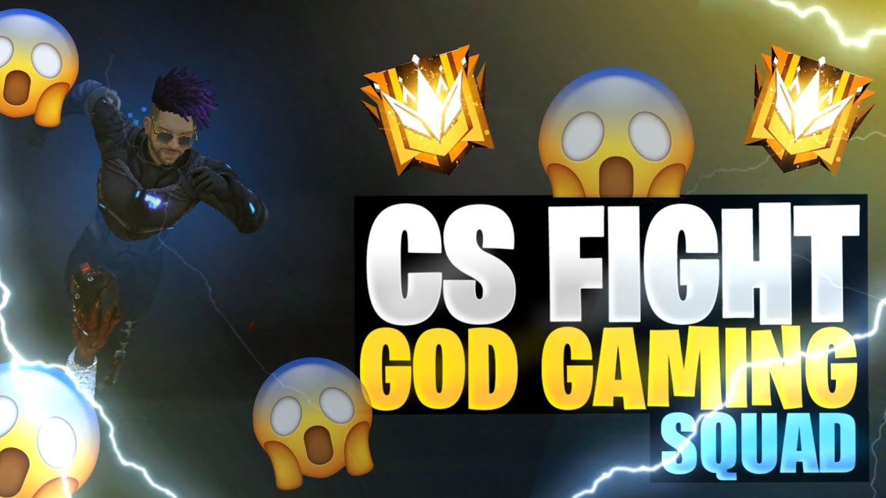 || CS FIGHT WITH GOD GAMING SQUAD ||#freefire #trending #telugu #CS # ...