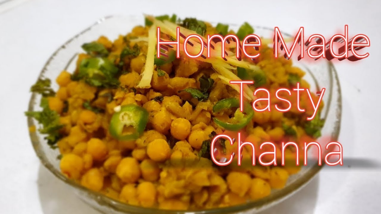 Home Made Channa | With Out Oil | Channa | Food Gali - YouTube