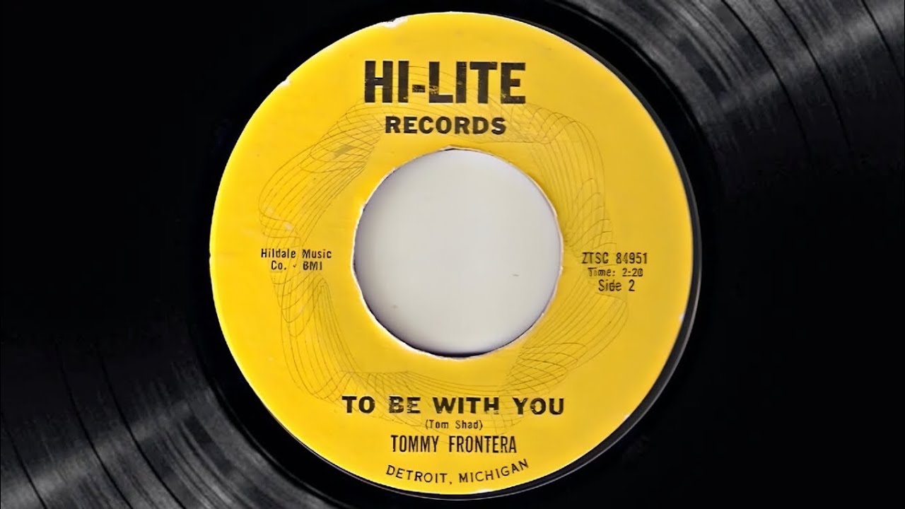 Tommy Frontera - To Be With You (1962) - YouTube