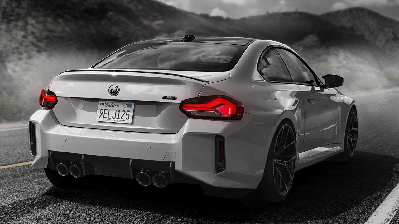 Full send on new BMW M2 G87! Sound, launch start, burnout, exterior ...