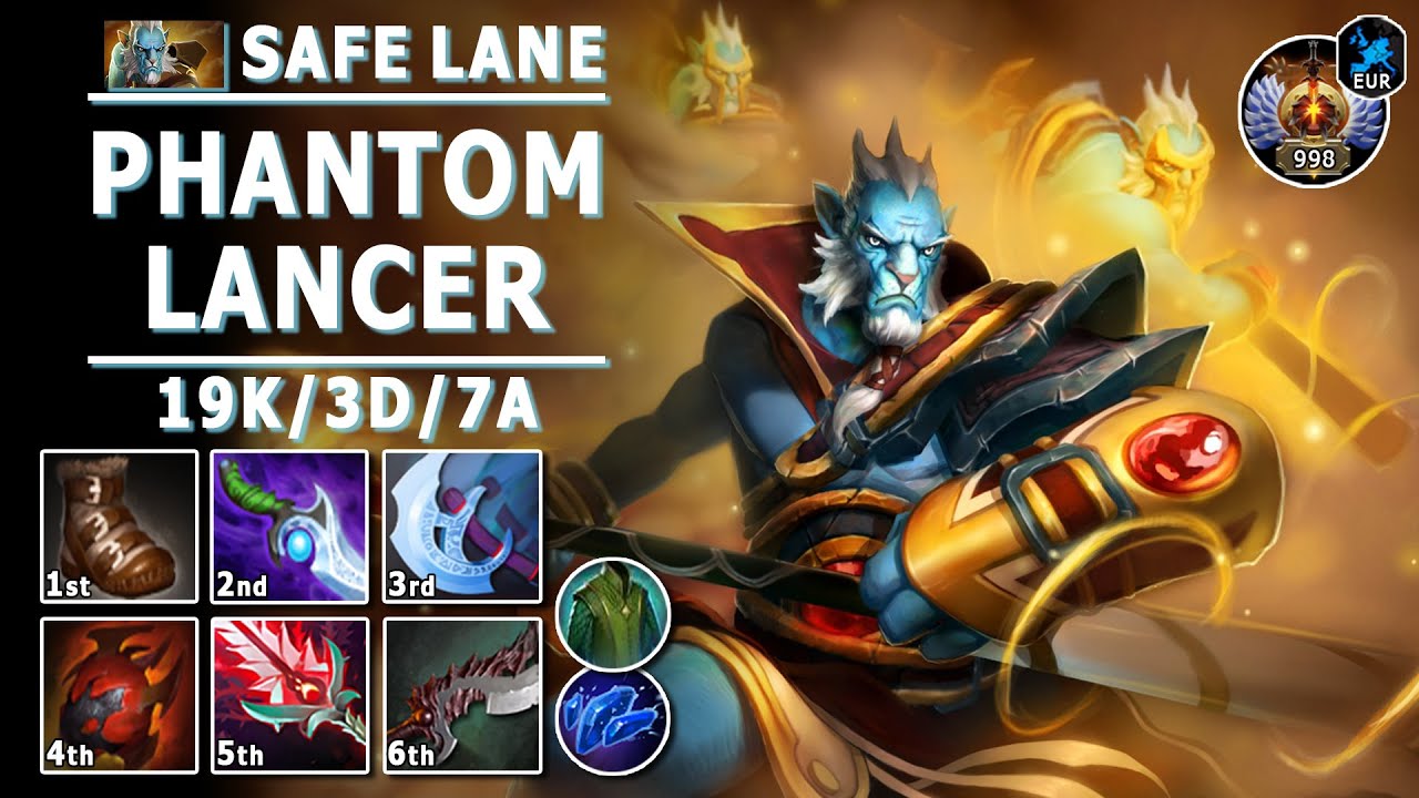 Phantom Lancer Safe Lane Carry | 7.32d | Pos 1 PL Play | Dota 2 ...