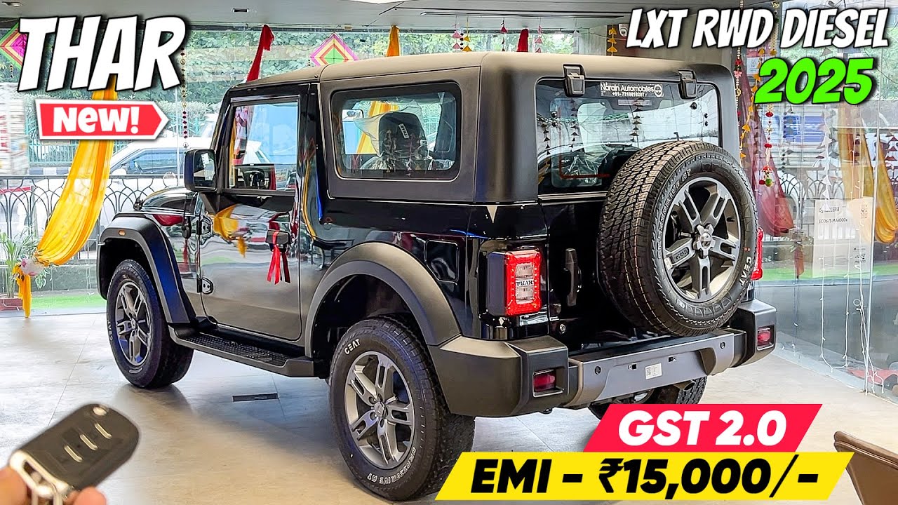 New Mahindra Thar Facelift 2025 ️ | New Thar LXT RWD Diesel 2025 | Thar ...