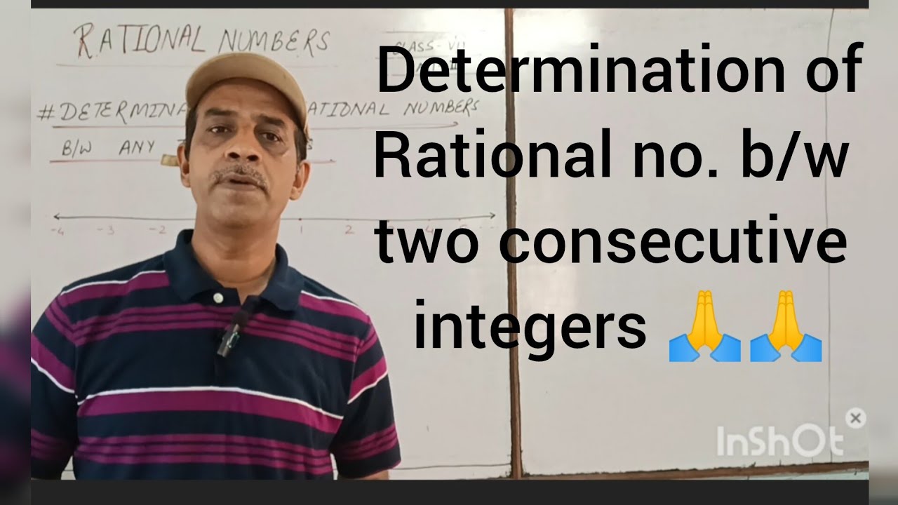 DETERMINATION OF RATIONAL NUMBERS B/W TWO CONSECUTIVE INTEGERS|| CLASS ...