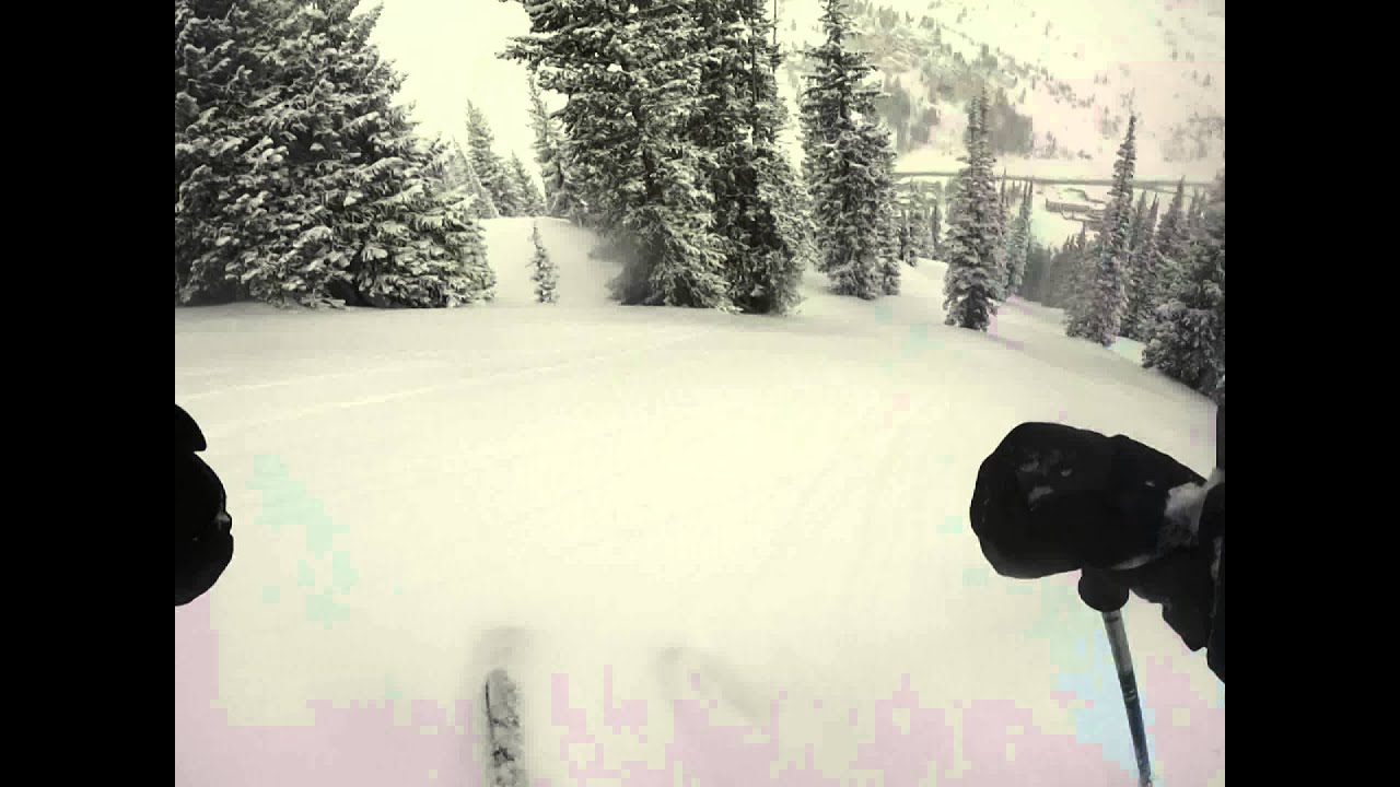 Alta Powder Day - YouTube