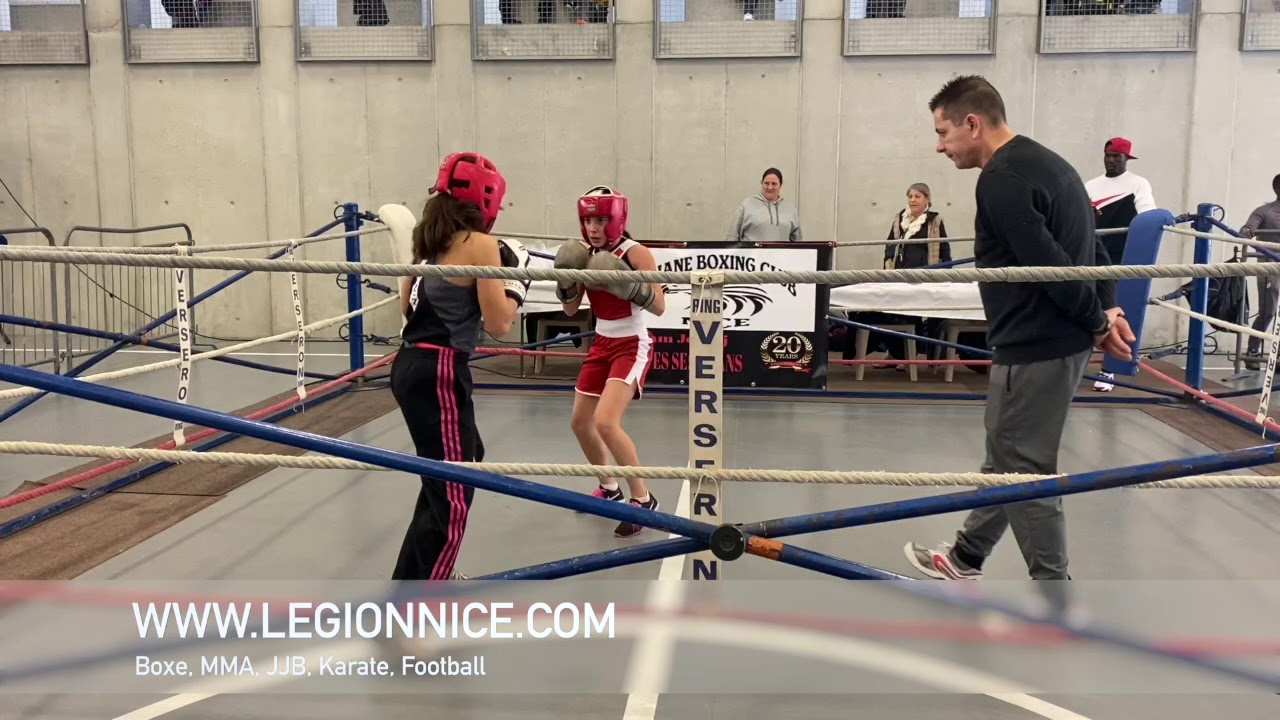 Yasia Argrov de Légion Nice interclub de boxe chez Ariane boxing Club à ...