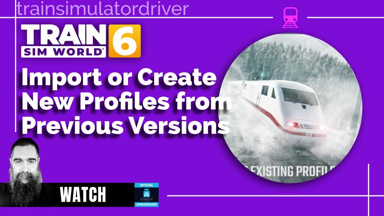 tsw6 tutorial importing creating and switching profiles - YouTube