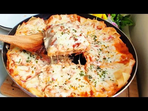 Corned Beef LASAGNA! || No Oven? No Problem || Supper EASY And Delicious