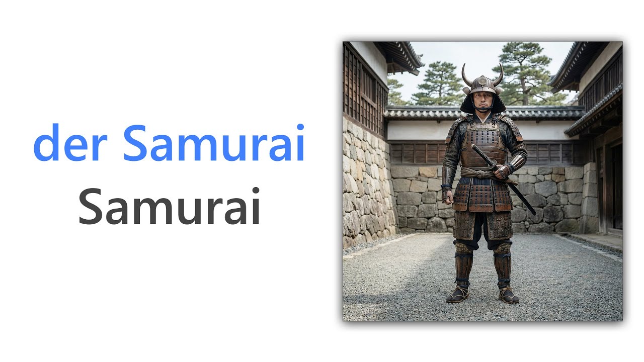 49 German Words for Samurai | B1–B2 German Vocabulary | Wortschatz ...