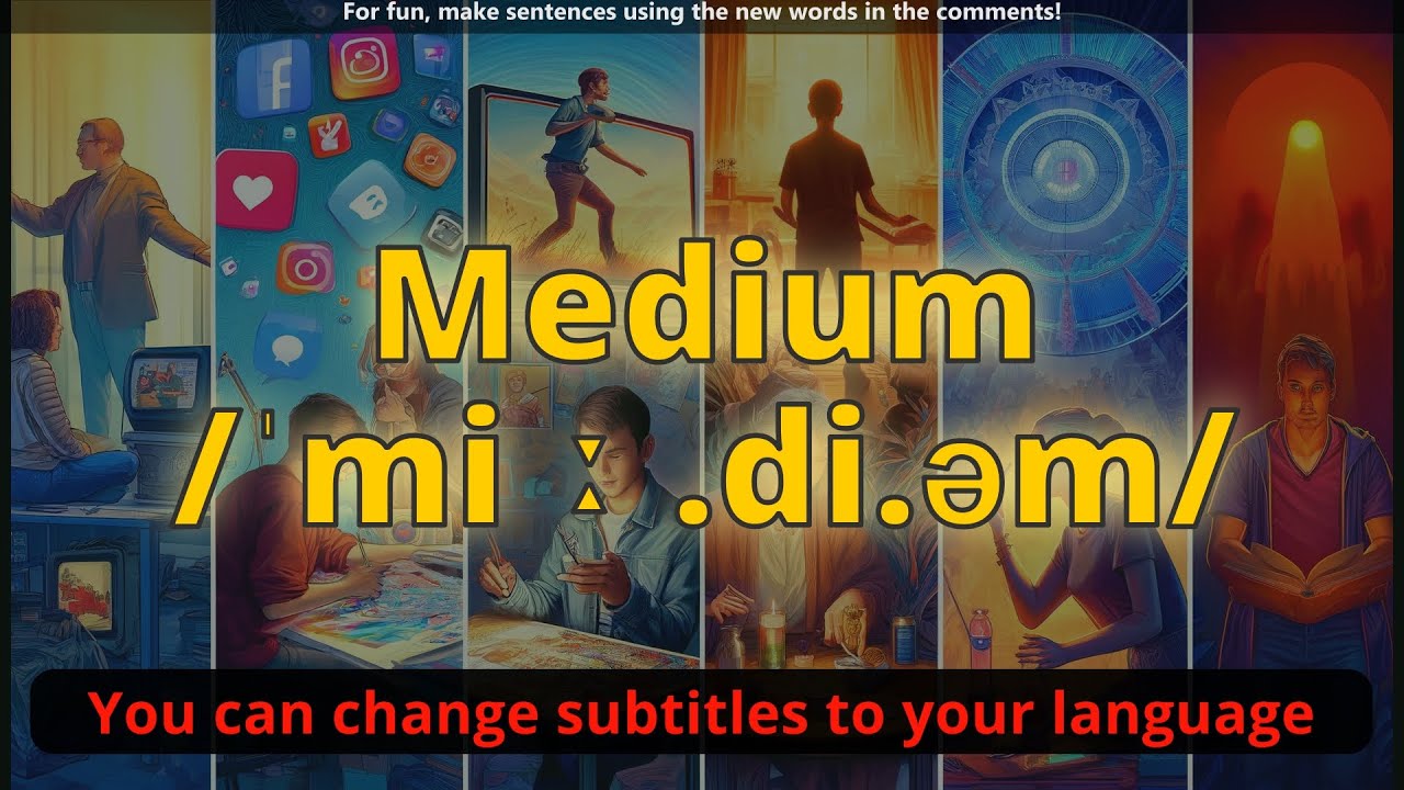 Medium meaning with 5 examples - YouTube
