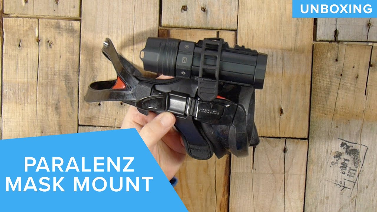 Paralenz Adjustable Mask Mount | Unboxing - YouTube