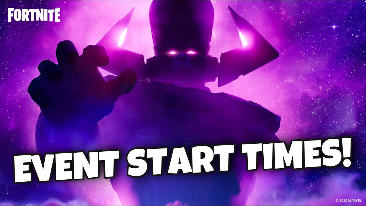 Fortnite GALACTUS EVENT Start Time (in DIFFERENT TIMEZONES!) - YouTube