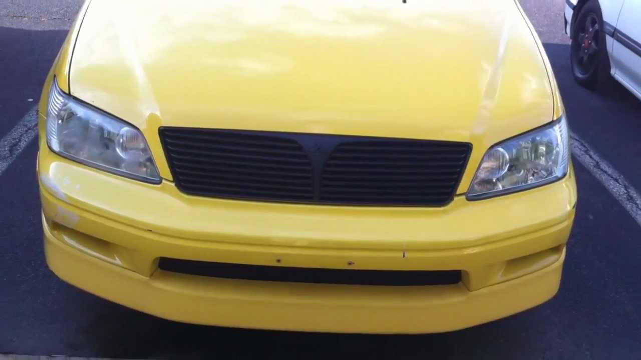 How to plasti dip your grill on a lancer - YouTube