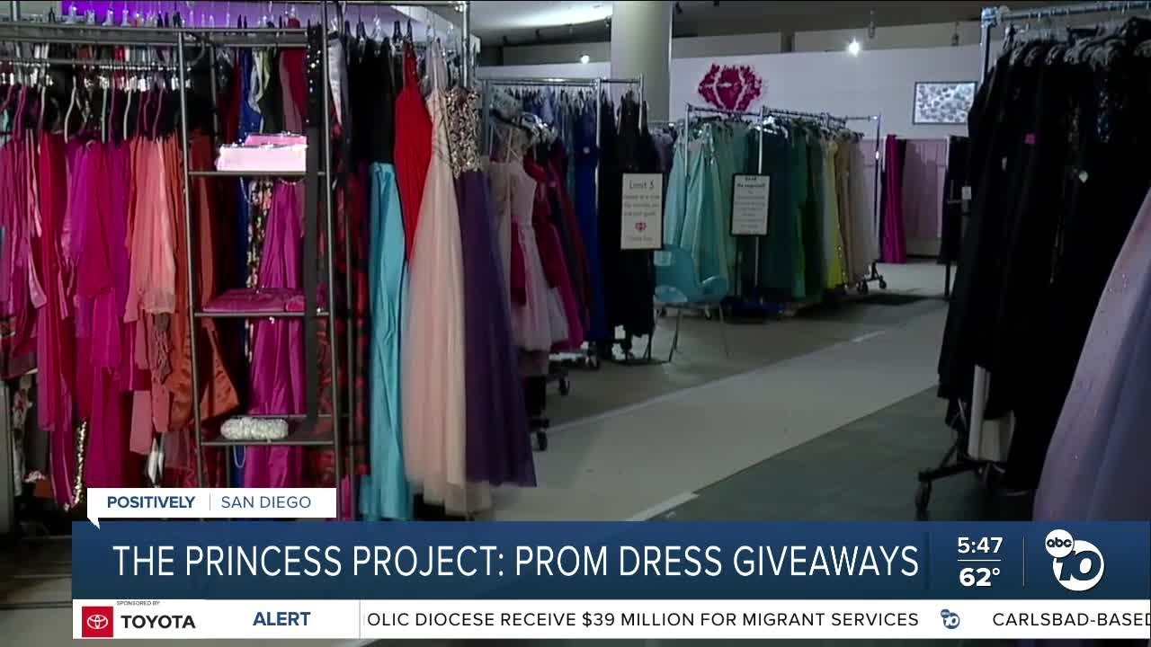 Princess project provides free prom dresses for local teenagers - YouTube