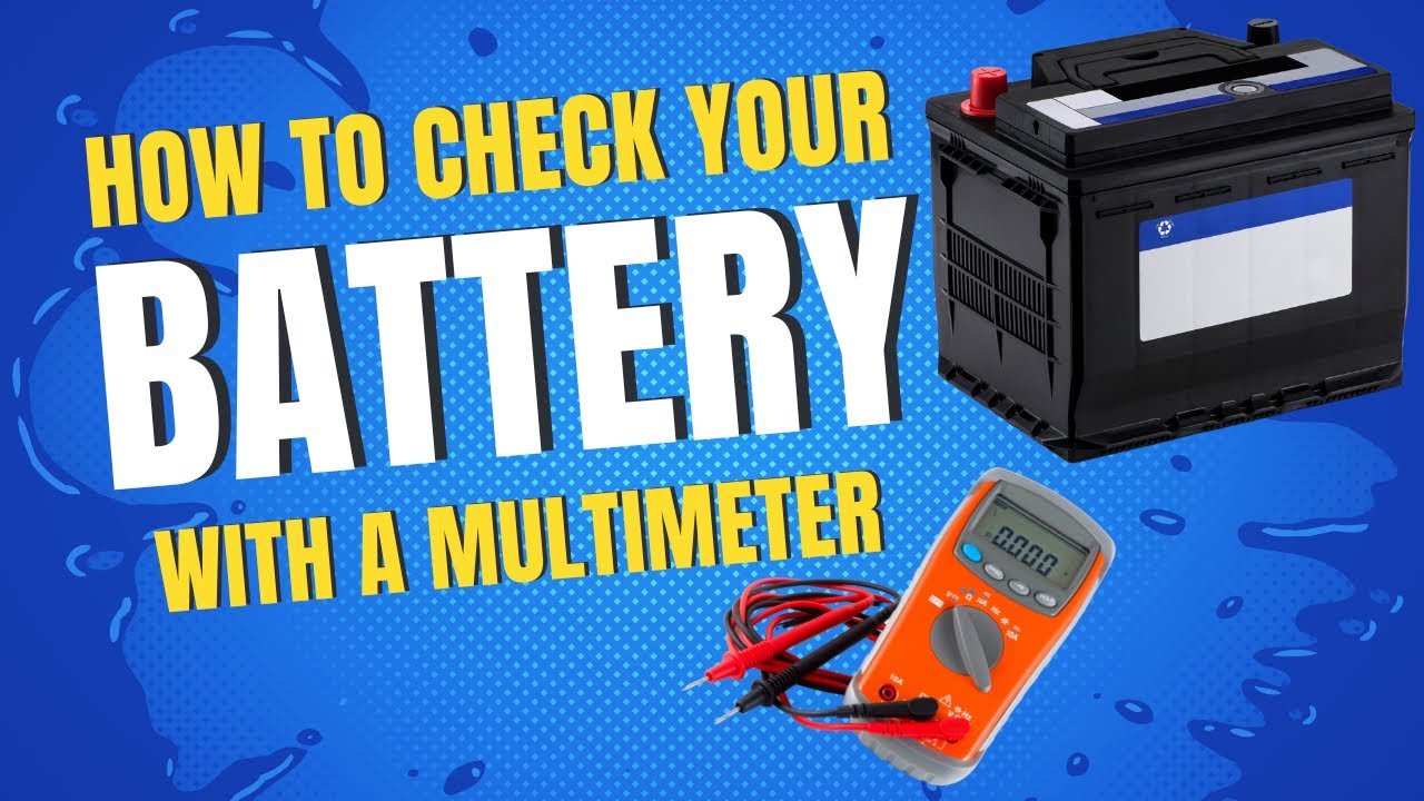 Battery Check with Voltmeter : Automotive Battery Load Test Using Flood ...