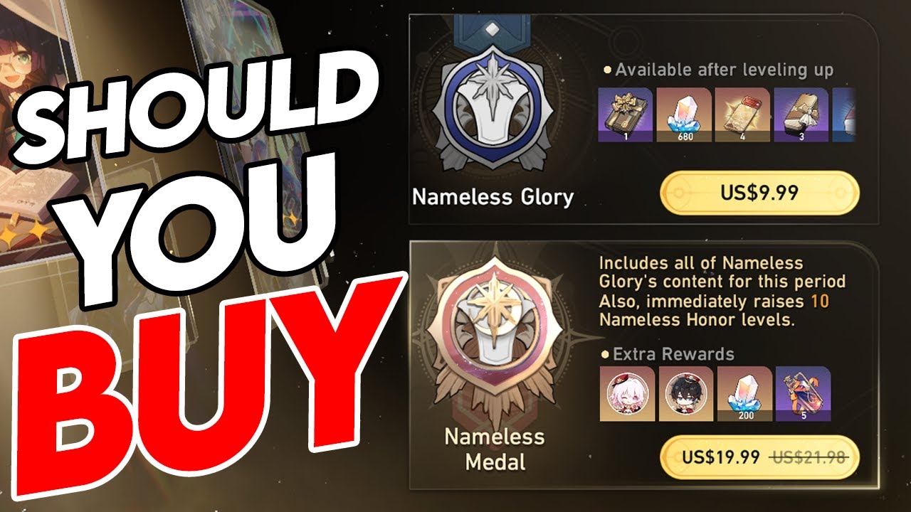 Should You BUY The 2nd Battle Pass (Nameless Honor) In Honkai Star Rail ...