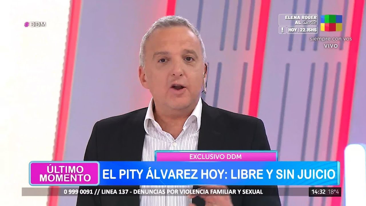 El Pity Álvarez hoy: libre y sin juicio - YouTube