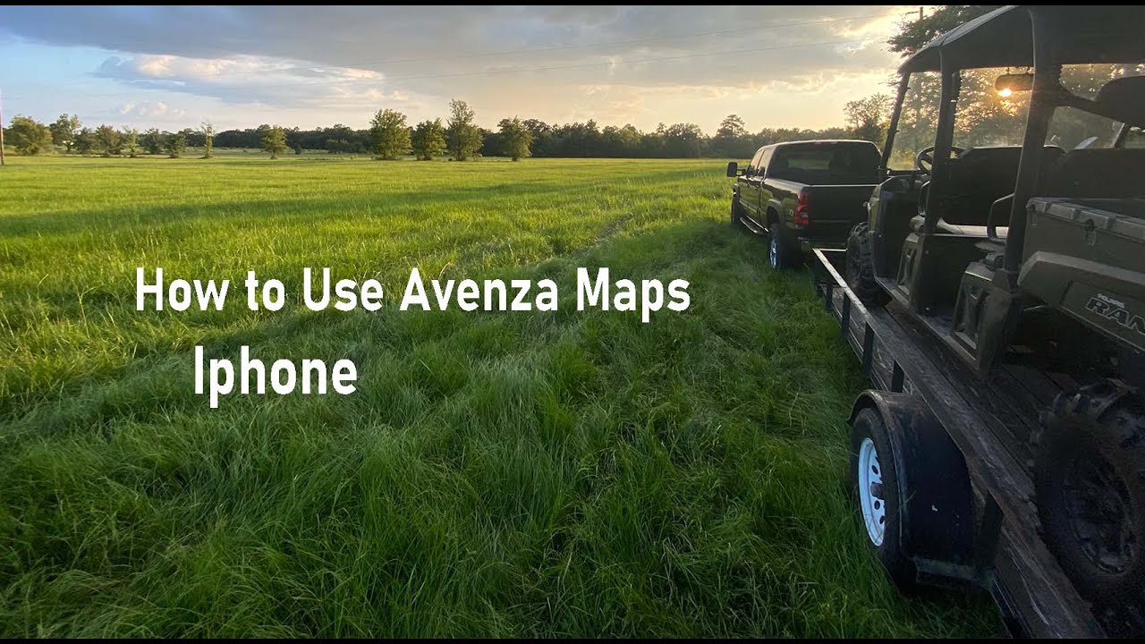 How to use Avenza maps Iphone - YouTube