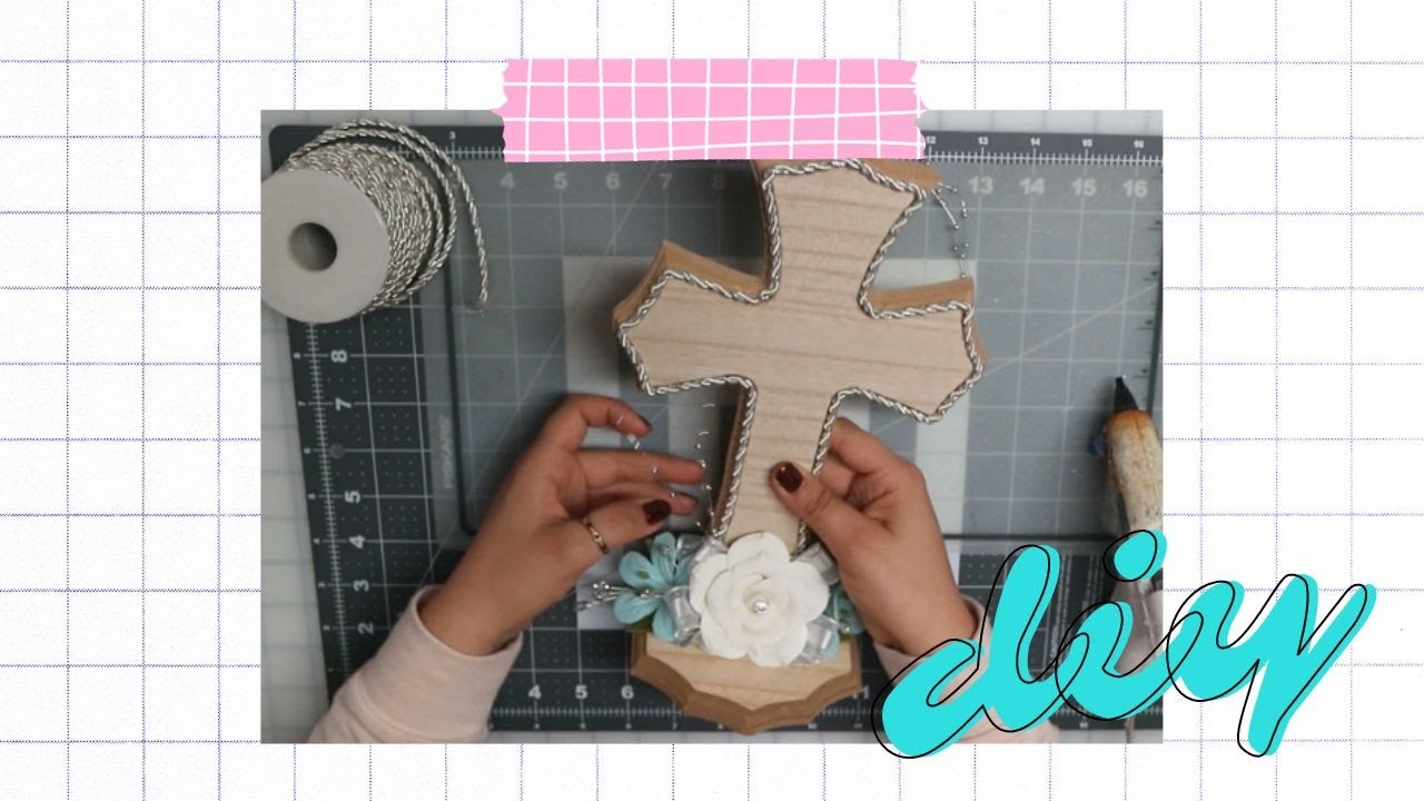 DIY: Religious Centerpiece Decoration - Baptism - First Communion ...